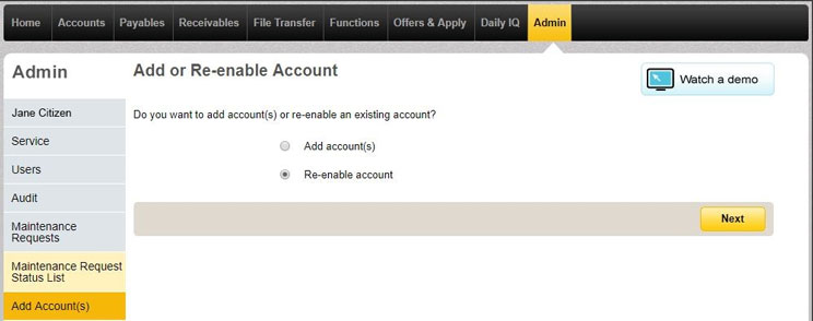 How to disable, re-enable and remove accounts in CommBiz - CommBank How to disable, re-enable and remove accounts in CommBiz - CommBank
